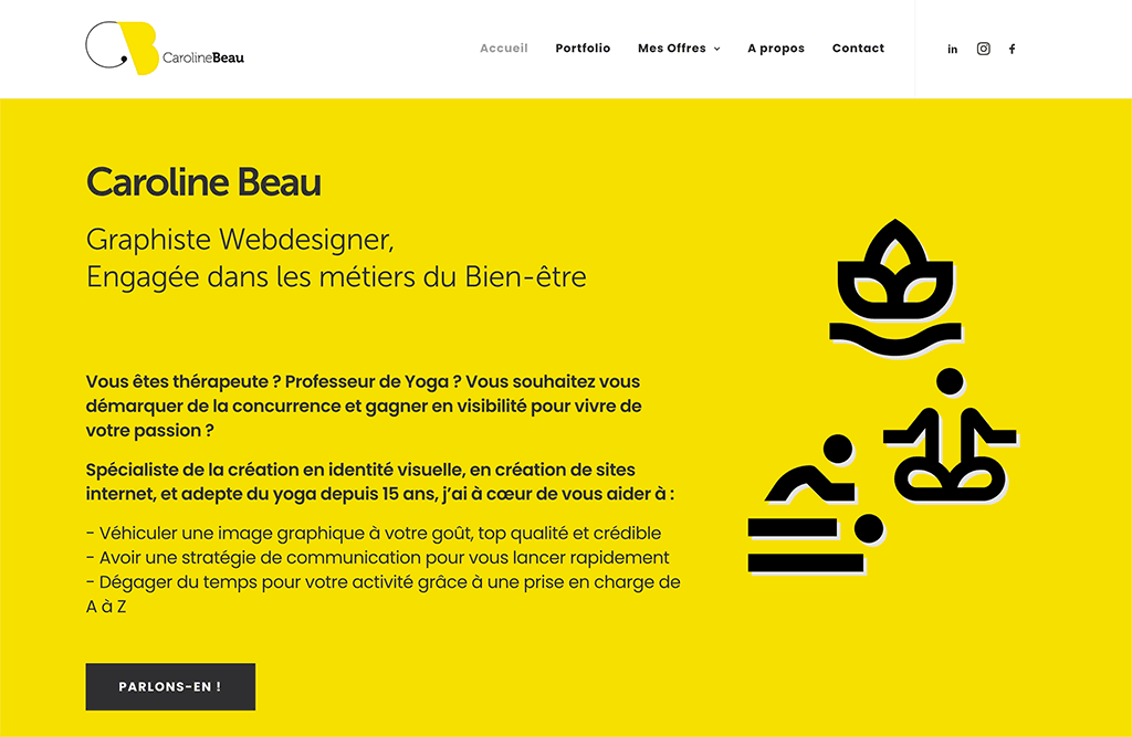 Caroline Beau : Graphiste webdesigner, Paris 11e